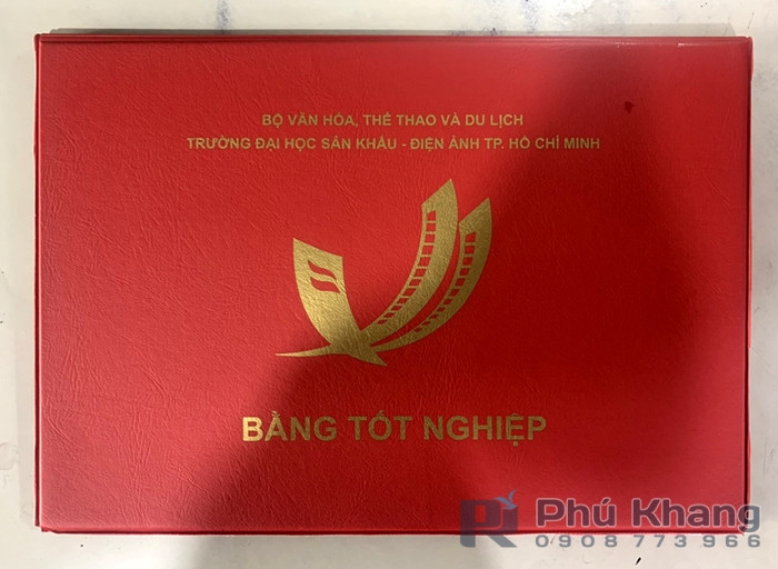 Xưởng in bìa bằng tốt nghiệp, vỏ kẹp bằng đại học