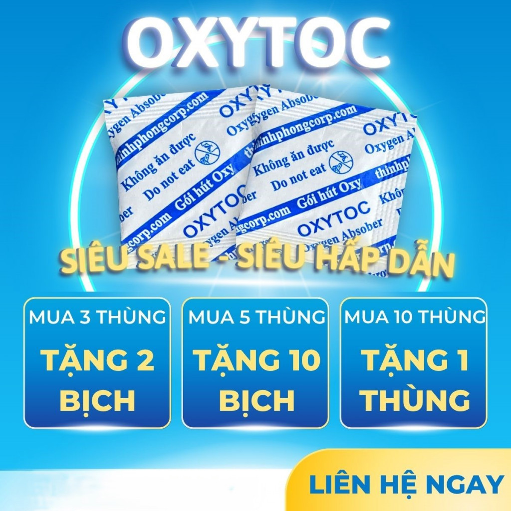 Đồ ăn vặt, bánh mứt Tết dễ hôi dầu có nên dùng gói chống mốc OXYTOC không?